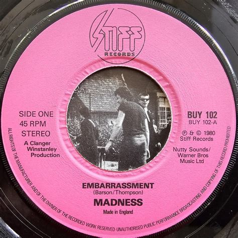 Madness Embarrassment Crying Shame 1980 7 Build A Fantastic