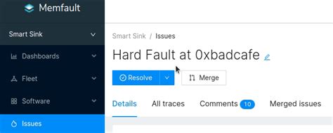 Issue Management Memfault Docs