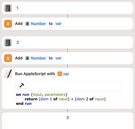 Shortcut Variables To Applescript R Shortcuts
