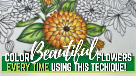 Flower Coloring Techniques