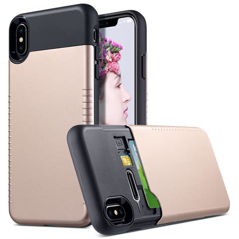 Iphone Xs Max Case With Card Holder Ulak Slim Stealth Wallet Case For Iphone Xs Max