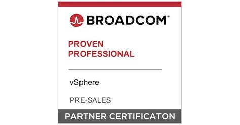 Wolfgang Sachs On Linkedin Broadcom Partner Certification Proven Professional Vmware Vsphere