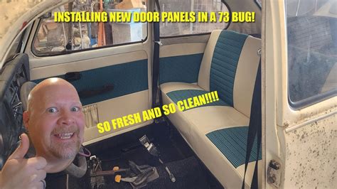 The Bug Installing New Door Panels In A 73 Vw Beetle Youtube