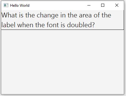 Java Scale Up Or Down Text To Fit Label Container JavaFX Stack Overflow