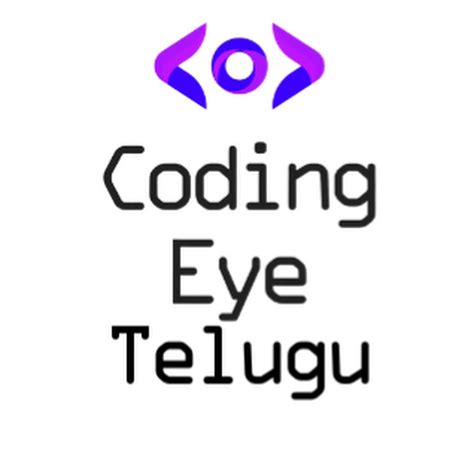 Coding Eye Telugu Youtube