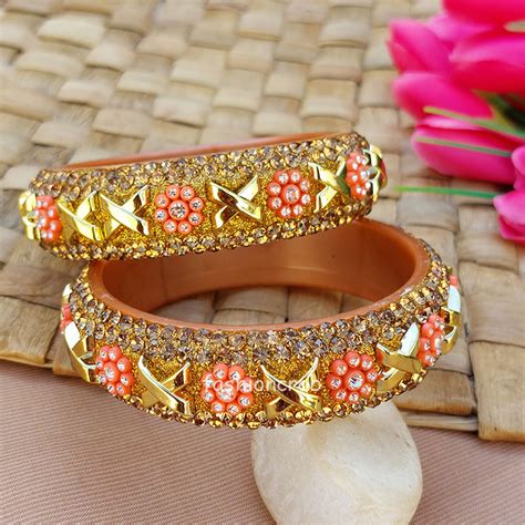 Floral Kada Bangles For Women