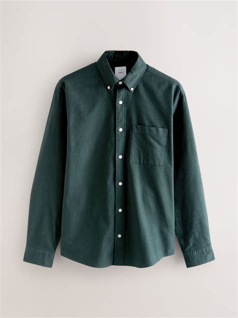 Buy Dark Green Soft Touch Oxford Long Sleeve Shirt From Next Saudi Arabia