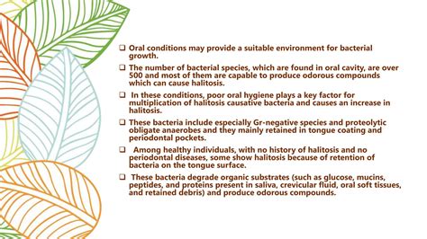 Halitosis Oral Malodor Periodonticsntics Pptx