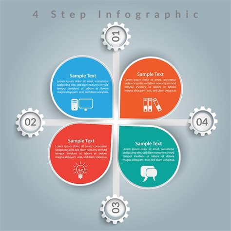 Premium Vector Business Infographic Template Design Realistic Circle Diagram Infographic