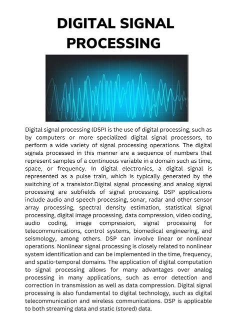 Dharsini M On Linkedin Digitalsignalprocessing Snsct