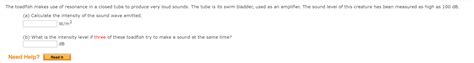 Solved A Calculate The Intensity Of The Sound Wave Chegg