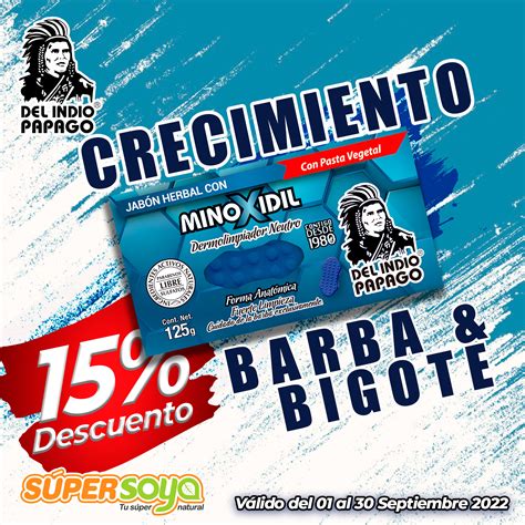 Del Indio Papago 🔵 Promueve El Crecimiento De Tu Barba And Bigote Con