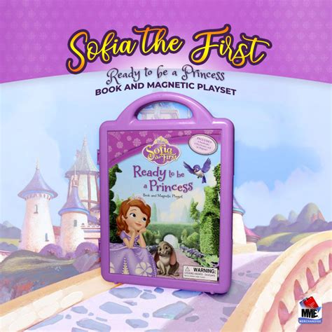 Sofia The First Ready To Be A Princess Book And Magnetic Playset Lazada Ph