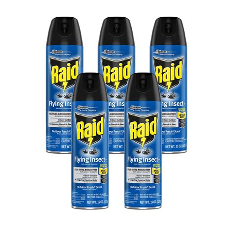 Raid Flying Insect Killer 15 Ounce Pack Of 5