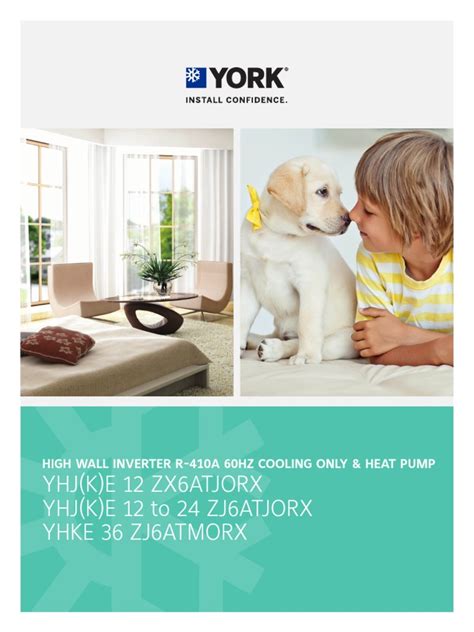 Ficha Tecnica York Mini Split Inverte Pdf Air Conditioning Heat Pump
