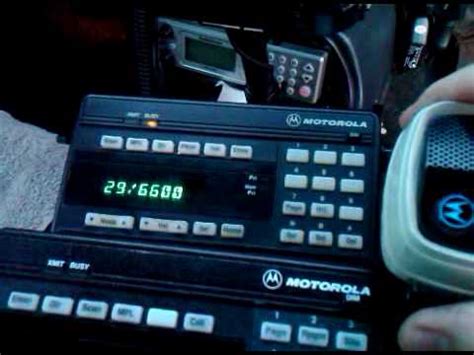 Motorola Syntor X9000 10 Meter Ham Band Opening Youtube