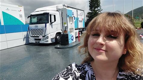 השקה תחנת תדלוק המימן הראשונה בישראל הוקמה ביגור כרגע התחנה תשמש את משאיות המימן של יונדאי