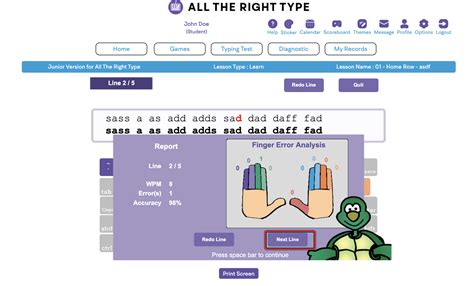 K 12 School Typing Program And District Management All The Right Type