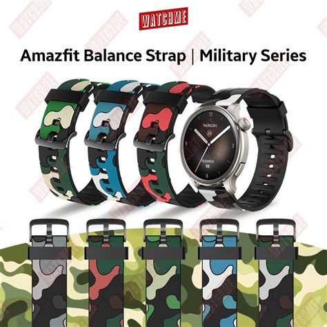 Amazfit Balance Smart Watch Strap Military Series 22mm Stainless