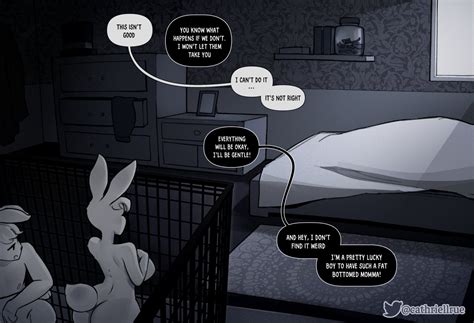 Rule 34 Anthro Cathriellrue Duo English Text Female High Angle View Incest Lore Lagomorph