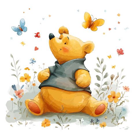 Premium Vector Winniethepoohdisneycharactervector Premium Vector Winniethepoohdisneycharactervector
