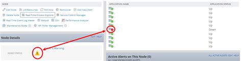 How Do I Set A Windows Server Node To Red When A Specific Application