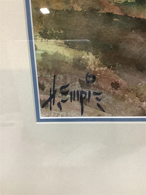 Lot Hal Empie 1909 2002 Watercolor On Paper