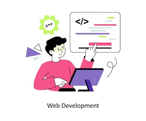 Premium Vector Web Development Flat Style Design Vector Illustration Stock Illustration