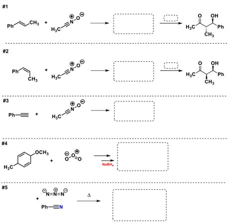 Solved Give The Structure Of The Right Products In Dipolar