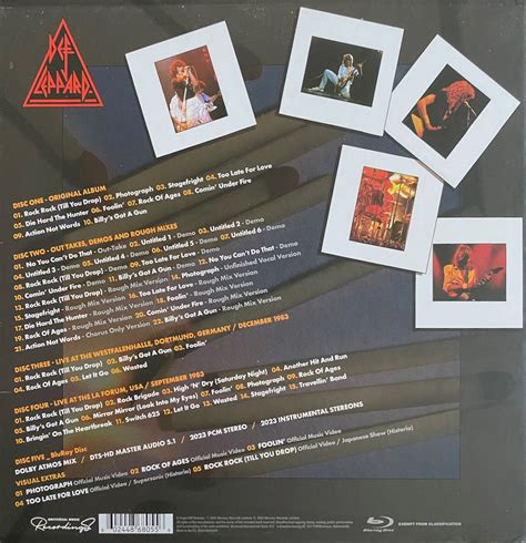 Def Leppard ‘pyromania 40th Anniversary Super Deluxe Edition 2024