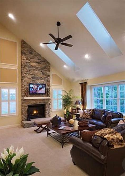 Elevate Your Space Vaulted Ceiling Tv Wall Design Ideas