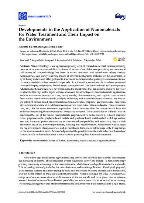 Pdf Developments In The Application Of Nano Materials For Photovoltaic Solar Cell Design
