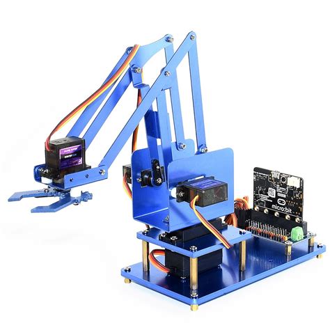 Waveshare Diy Microbit Metal 4dof Rc Robot Arm Kit With Digital Servos Price 6400 Euro