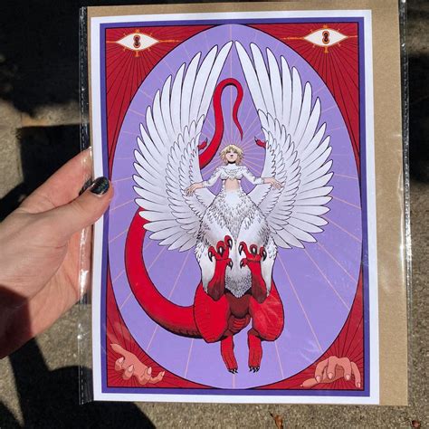 Falin Chimera Dungeon Meshi Fan Art Print Delicious In Dungeon Anime Art Falin Touden Etsy