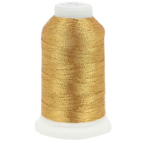 Fil En Polyester Liz Metallic Taille 40 Gold N°340 X265m Perles And Co