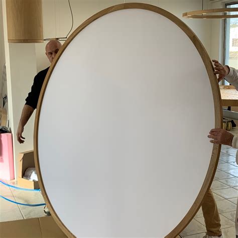 Wood Round Led 1950 Setup Lighting S R O