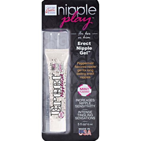 Calexotics Nipple Play Erect Nipple Gel 05 Floz 15 Ml Peppermint