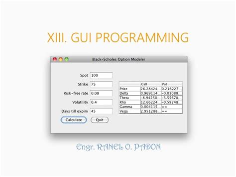 Python Programming Xiii Gui Programming