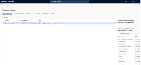 Using Business Events And Recurring Integrations Api To Extract Data Form D365 Fando E Learn
