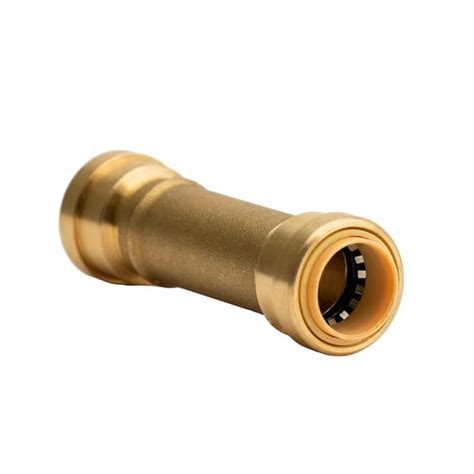 Quickfitting 1 In Push To Connect Brass Slip Repair Coupling Fitting