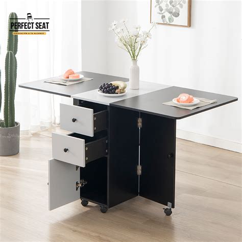 Mesa Plegable Multiuso Organizador Grisnegro Perfect Seat