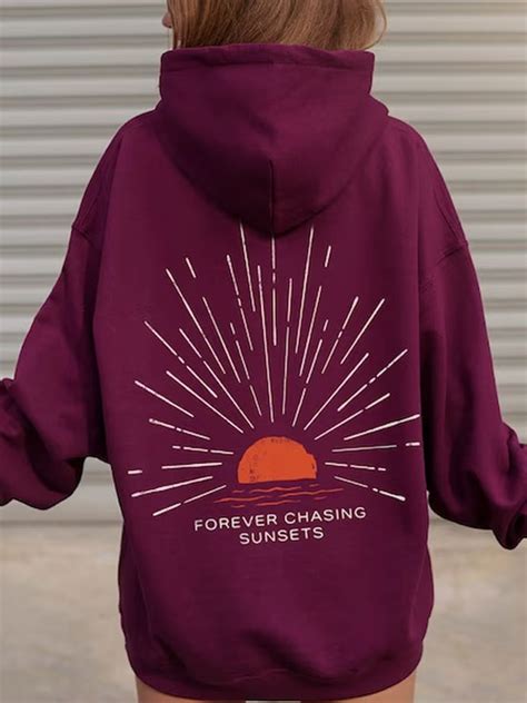 For Chasing Sunset Beach Oversized Hoodie