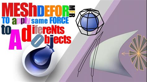 using mesh deformer to apply the same force to a multiples objects
