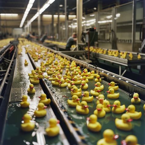 Free Duck Production Line Image Factory Conveyor Ducks Download