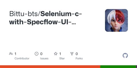 github bittu bts selenium c with specflow ui automation