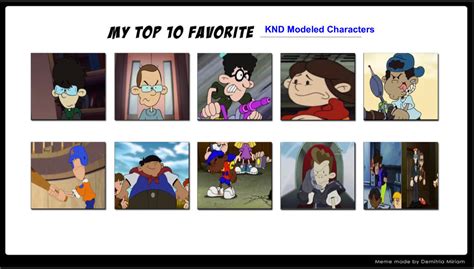 My Top 10 Favorite Knd Modeled Characters By Omiteo777 On Deviantart