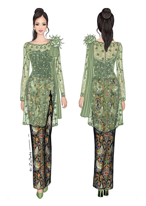 Pin Oleh Zulfanko Les Private Desain Bu Di Pin Buatan Anda Model Baju