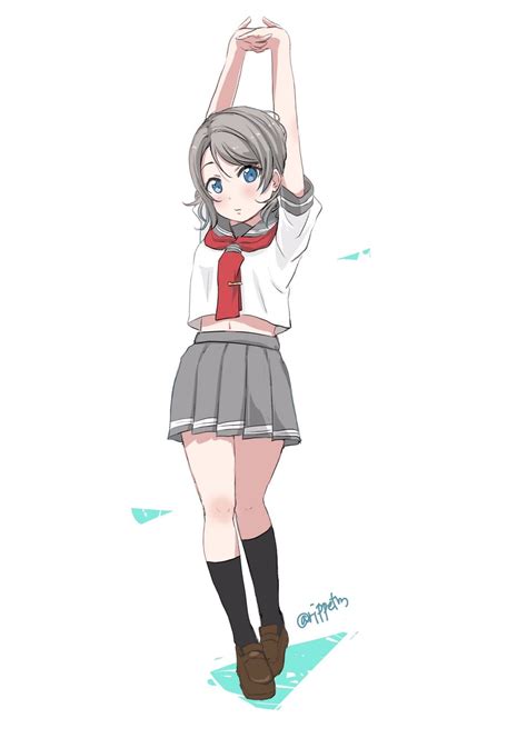 Watanabe You Love Live And 1 More Drawn By Rippe Danbooru