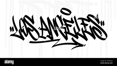 Los Angeles Logo Graffiti