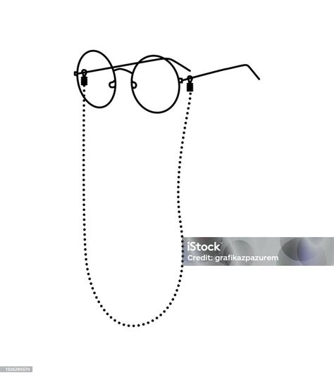 Eyeglass Chains Vector Illustration Stock Illustration Download Image